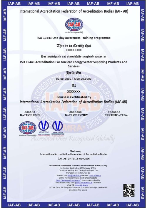 Enhance skill with ISO 19443 Training Course